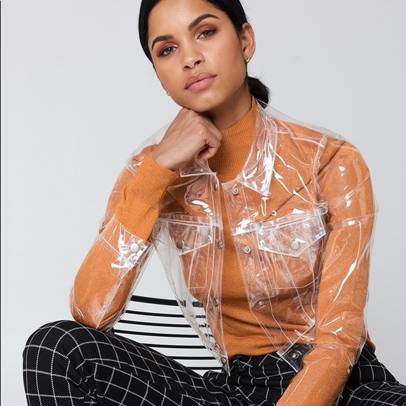 Jackets & Coats | Clear Cropped Jacket | Poshmark
